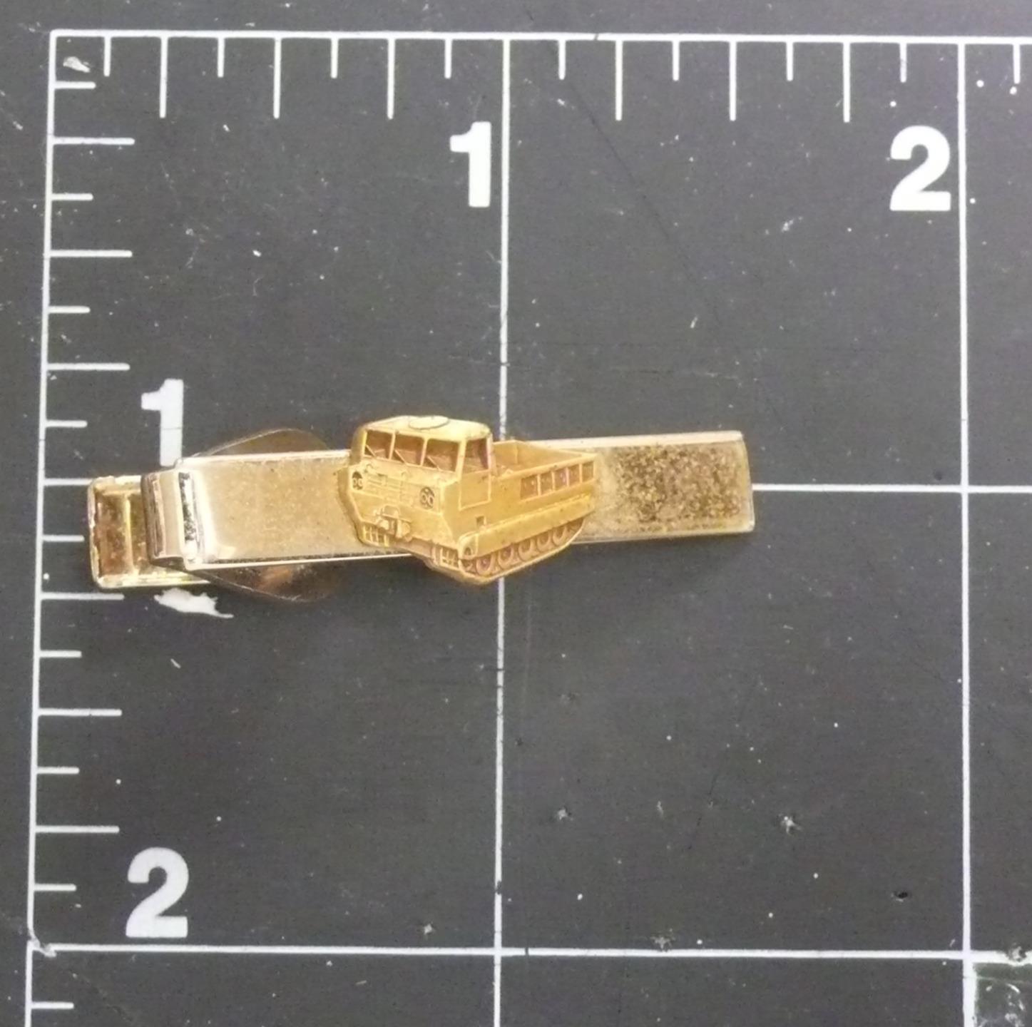 Great Brass Colored M548 Tracked Cargo Carrier Tie Clip | eBay