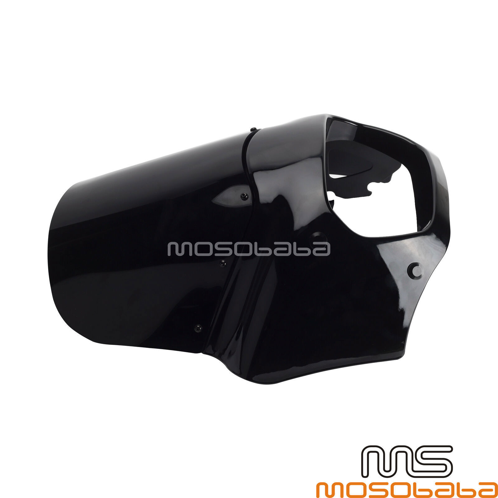 Front Headlight Fairing w/ 11" Windshield For Harley Softail Fat Bob ...