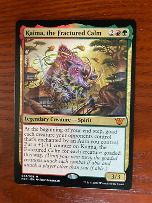 MTG Kaima the Fractured Calm SINGLE USED EXCELLENT CONDITION SEE PHOTOS ...