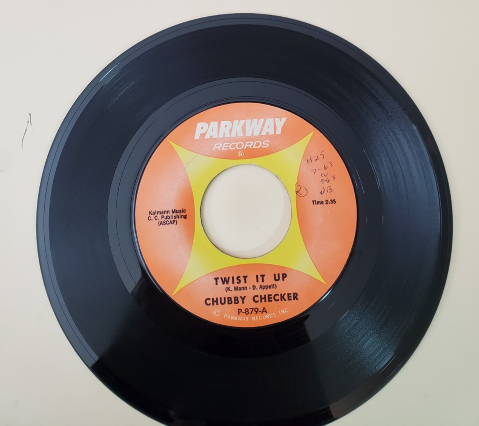 Chubby Checker TWIST IT UP (GREAT ROCK N ROLL 45/PS) #879 PLAYS VG+ TO ...