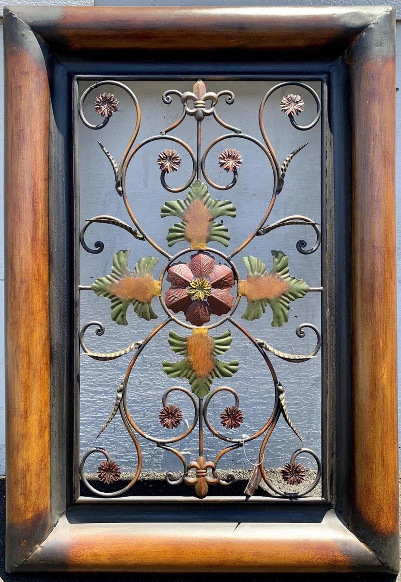 Tuscan Wood And Metal Wall Decor | Shelly Lighting