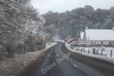 Photo 6x4 Entering Grandtully The road into the village from the west ...