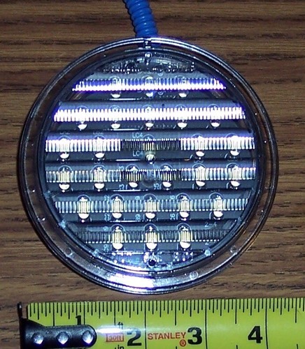 2ea DIALIGHT 4" ROUND LED BACK-UP LIGHTS 12V W/ GROMMETS~TRUCK TRAILER ...