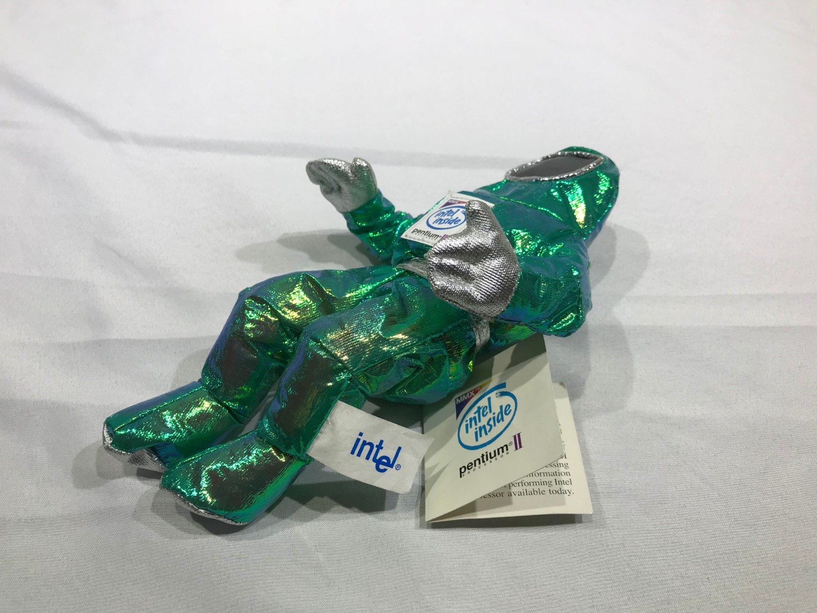 Intel Pentium II BunnyPeople Collectible Plush Toy Iridescent Green ...