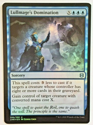MTG 2020 Zendikar Rising LULLMAGE'S DOMINATION 066/280 U Foil M/NM | eBay