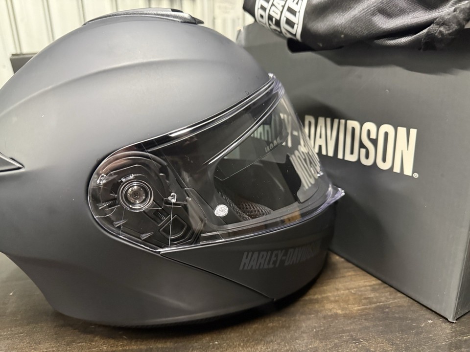Harley-Davidson Outrush R Modular Bluetooth Helmet - Matte Black 98100 ...