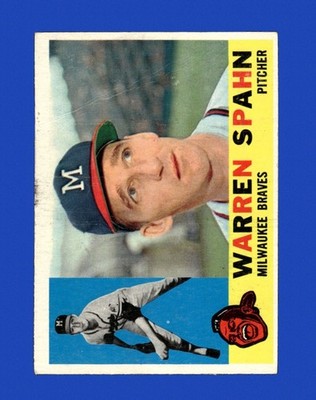1960 Topps Set-Break #445 Warren Spahn LOW GRADE (crease) *GMCARDS* | eBay