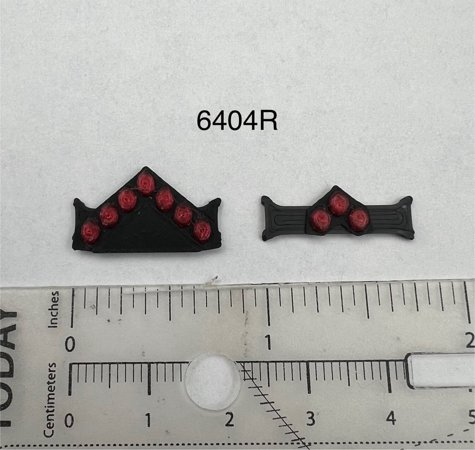 2 Pack 1/64 Red Vision SLR Mini Lightbar Greenlight Police Car Fire ...