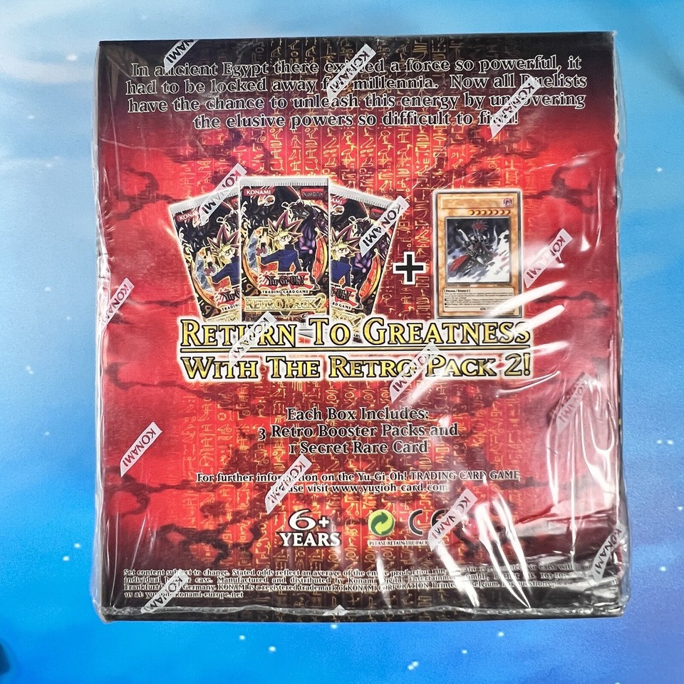 Yugioh Retro Pack 2 Booster Box Factory Sealed- 8 mini boxes 3 Boosters ...