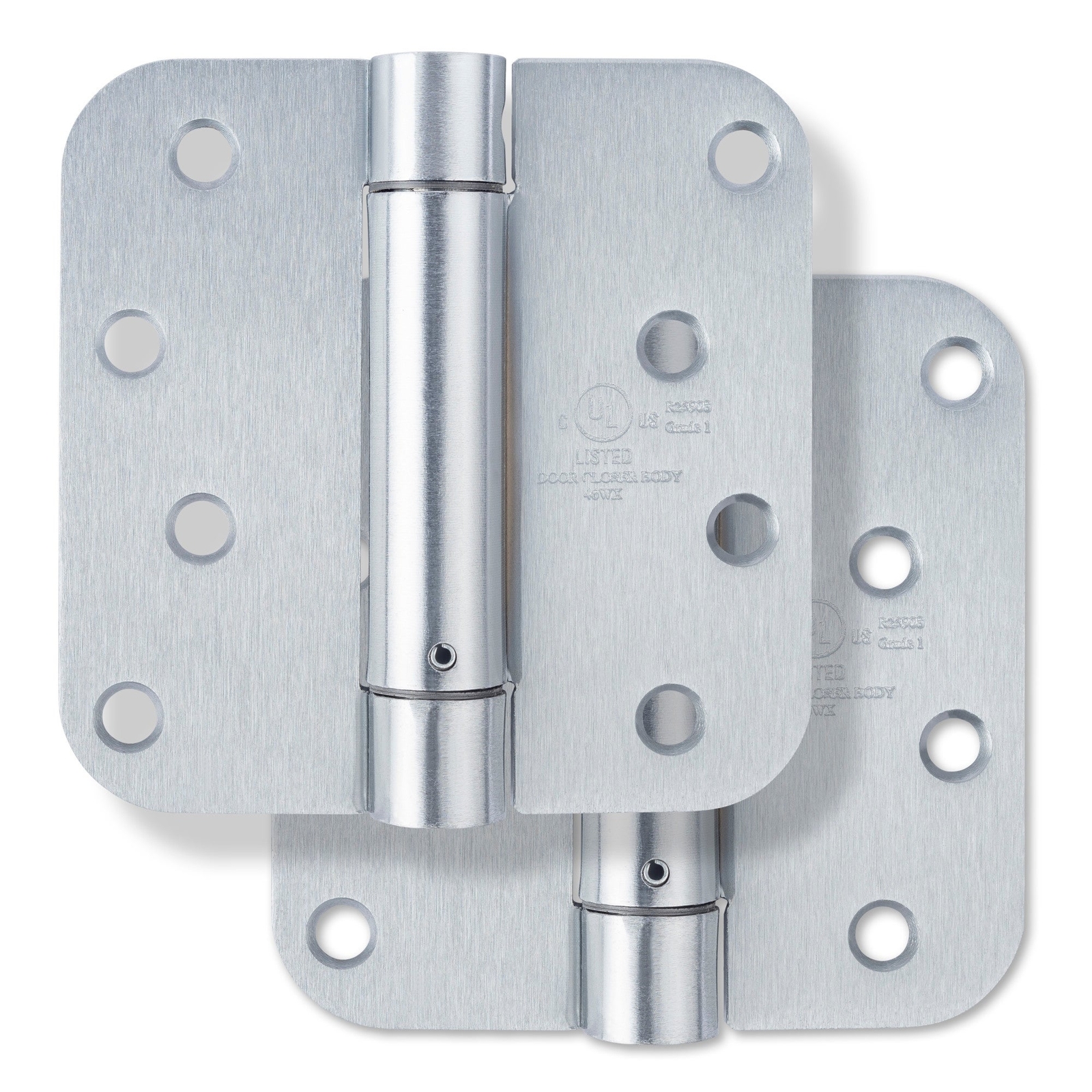 Westcraft HDH4092U26D 4" Steel Spring Door Hinge in Satin Chrome, PK 2 ...