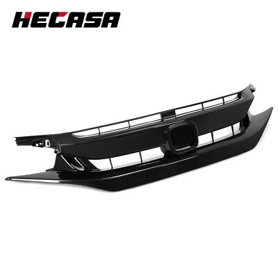 Front Hood Mesh Grille For Honda Civic Sedan Coupe 2019 2020 2021 ...