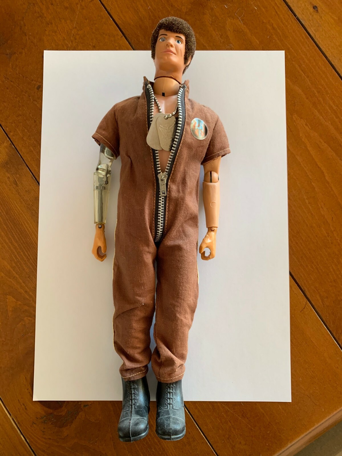 GI Joe Mike Powers Atomic man figure 1970s. Rare Fangs of the Cobra ...