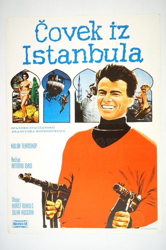 L'HOMME D'ISTANBUL / ESTAMBUL 65 Original exYU movie poster 1965 HORST ...