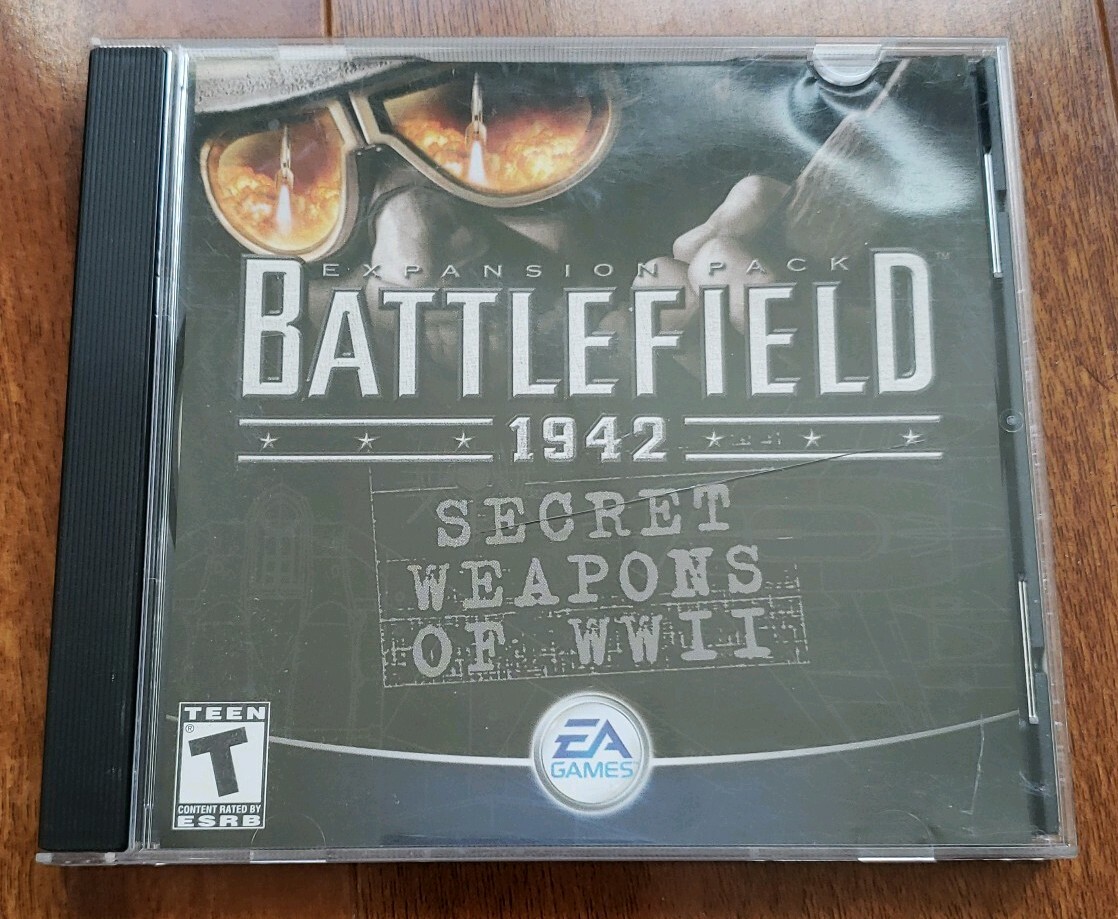 Battlefield 1942: Secret Weapons of WWII [Expansion Pack] - CIB (PC CD ...