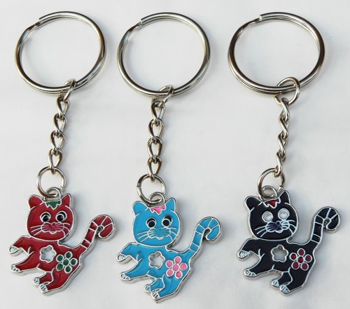 Cat Key Ring Pussy Kitten Keyring | eBay