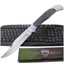 Giant Knife! Huge Timber Rattler Scarab Lock Back Folder! NEW - BIG ...