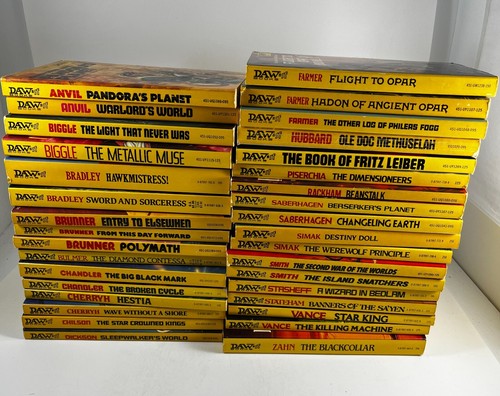 Vintage 70s Sci-Fi/Fantasy Daw Paperback Book Lot Discounted and Make ...