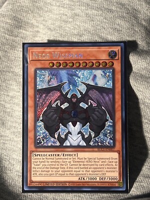 Yu-Gi-Oh! Neos Wiseman BLC1-EN007 - Secret Rare - Limited Edition | eBay