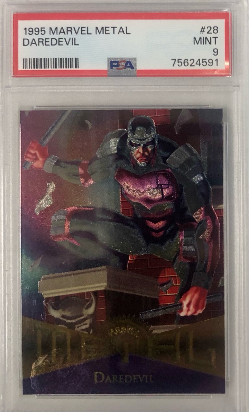 DAREDEVIL 1995 MARVEL METAL #28 PSA 9 | eBay