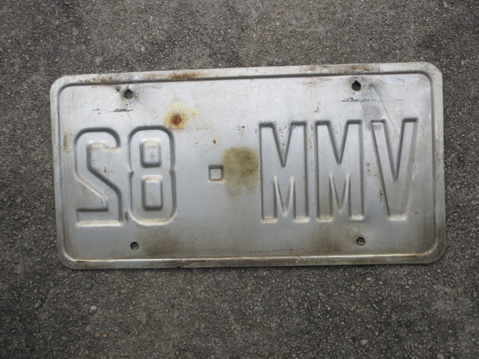 1983 North Carolina First in Flight License Plate VMM 82 NC Ford ...
