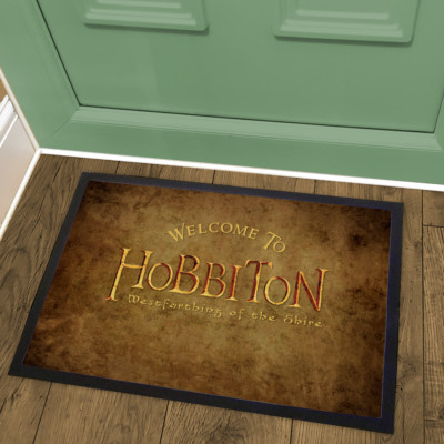 Hobbiton - Welcome Mat Doormat - Inspired by Hobbit - Lord of the Rings ...