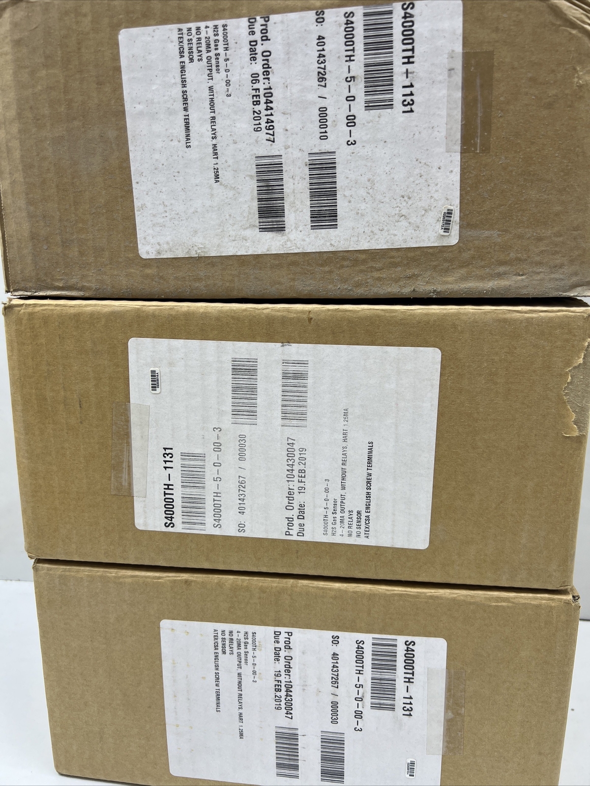 ‏General Monitors / Intelligent Sensor, H2S Gas / S4000TH-5-0-00-3 ...