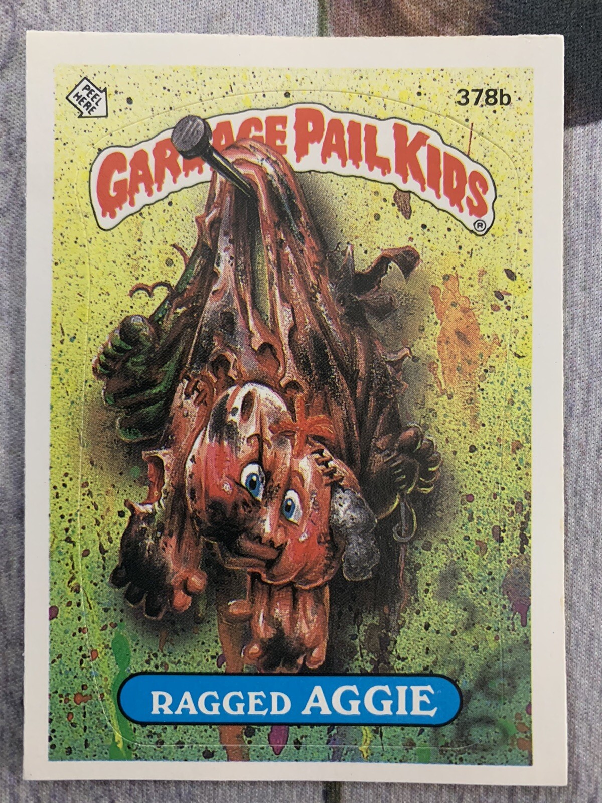 Garbage Pail Kids OS9 GPK Original 9th Series Ragged Aggie Card 378b | eBay