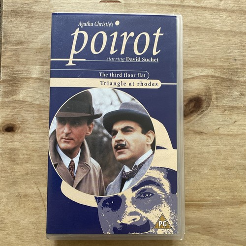 Christie : Poirot - The Third Floor Flat / Triangle At Rhodes VHS Tape ...