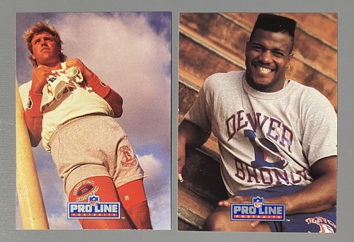 Two 1991 NFL Pro Line Portraits: John Elway Bobby Humphrey Denver ...