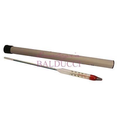 MOSTIMETRO A TRE SCALE GUYOT LUNGO CON TERMOMETRO PER MOSTO VINO | eBay