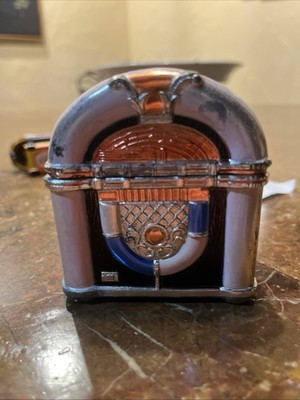Vintage Mini Jukebox Plays The Song Evergreen | eBay