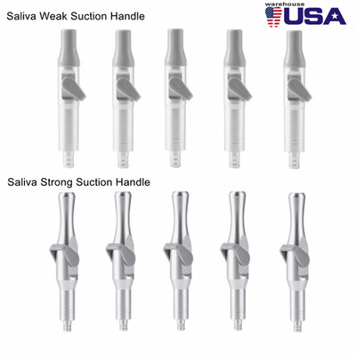 Dental Universal HVE/SE Valves Strong+Weak Suction Handle Saliva ...