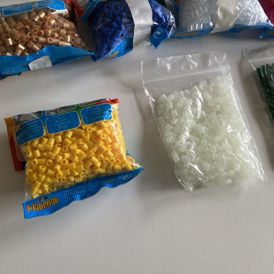 Hama Beads Bundle Peg Boards Multiple Colours | eBay UK