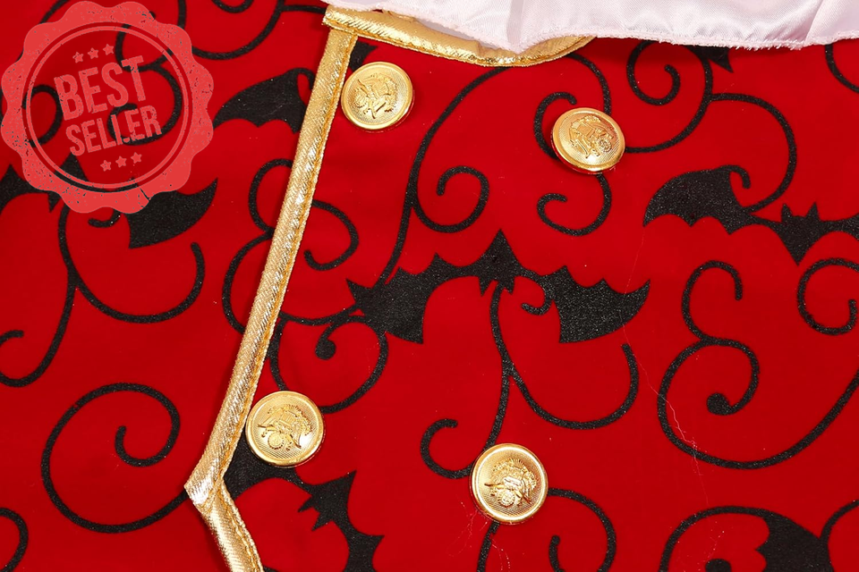 Vampire Costume for Boys Scary Halloween Red Vampire Costume for Kids ...