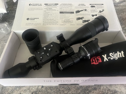 ATN X-Sight 5, 5-25x Ultra HD 4k+ Smart Day and Night Vision Hunting ...