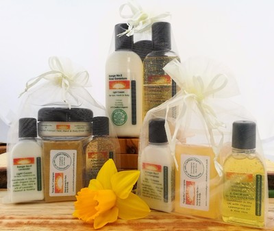 Natural Skin and Hair Care Gift Set - Handmade Organic Toiletries in ...