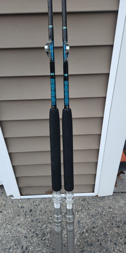 Fishermans World Fishing Rods Big Game Matching Pair Tuna / Sailfish ...