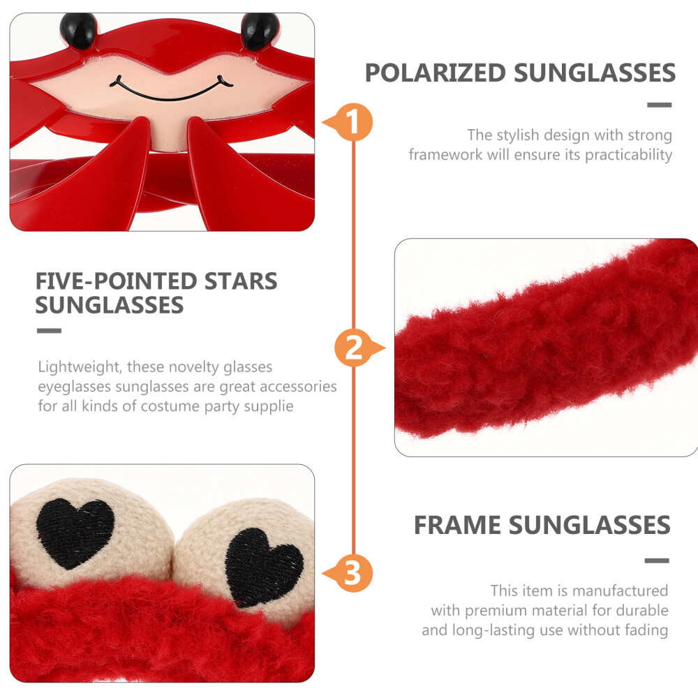 Lobster Headwear Beach Theme Party Decorations Crab Glasses Headband ...