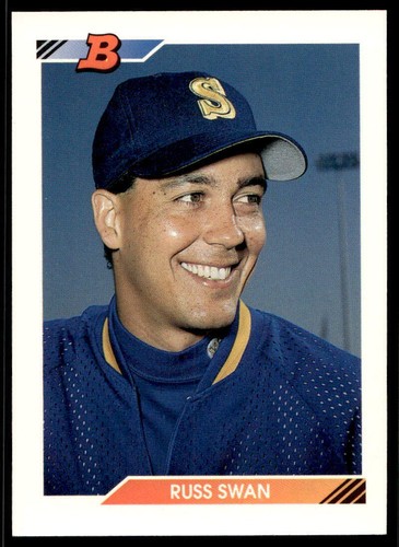 1992 Bowman 378 Russ Swan Seattle Mariners Baseball Card | eBay