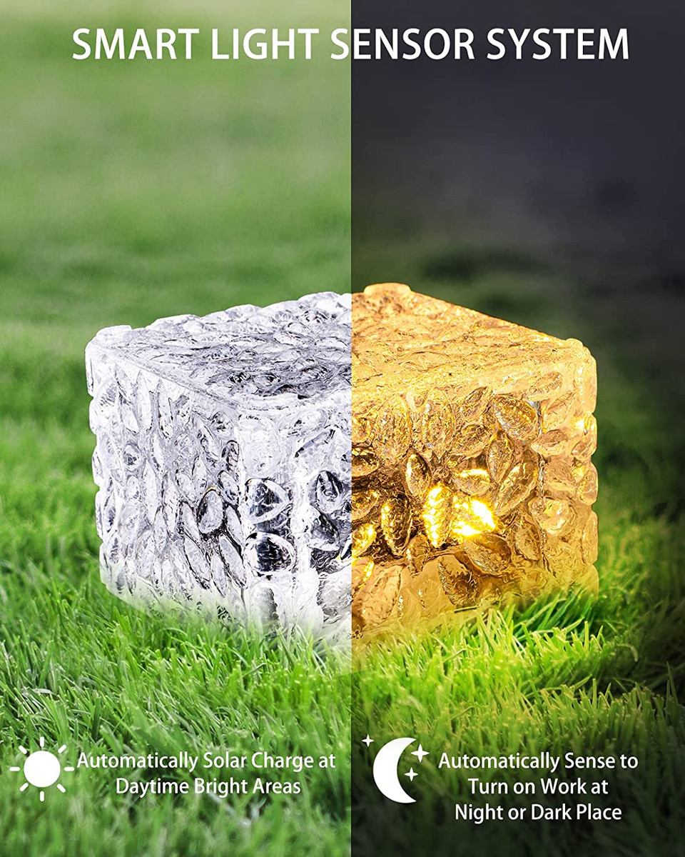 Solar Powered Lighted Pavers | Shelly Lighting