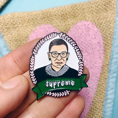 Supreme RBG Enamel Pin | eBay