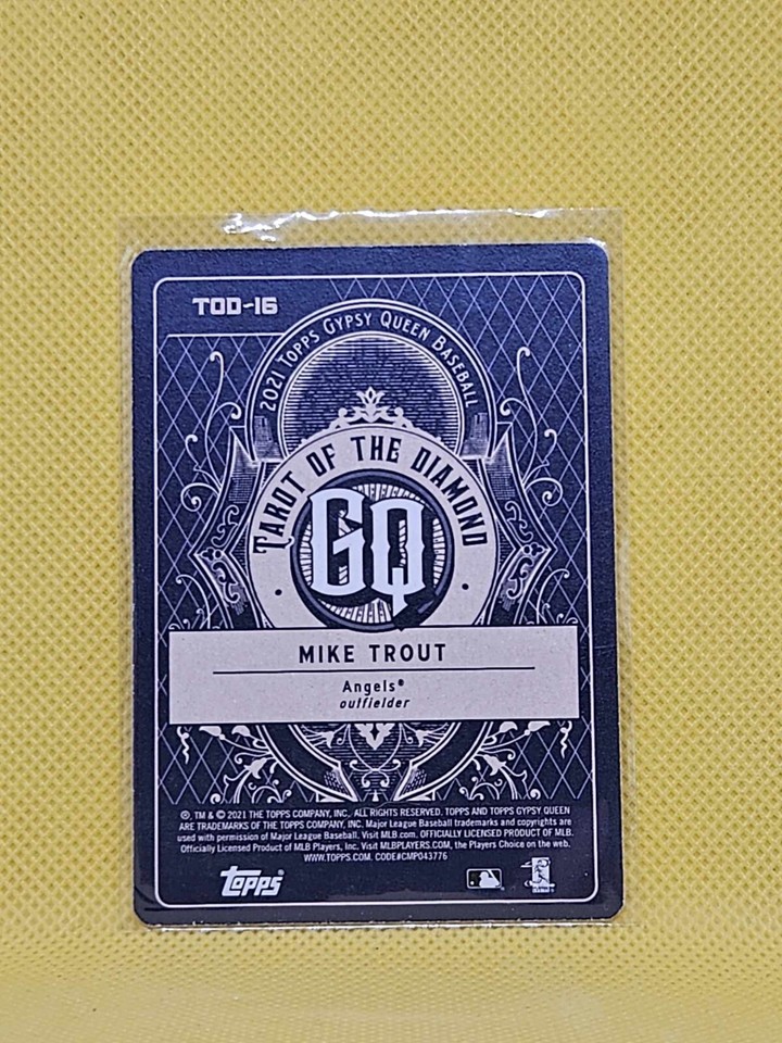 2021 Topps Gypsy Queen - Tarot of the Diamond #TOD-16 Mike Trout LA ...