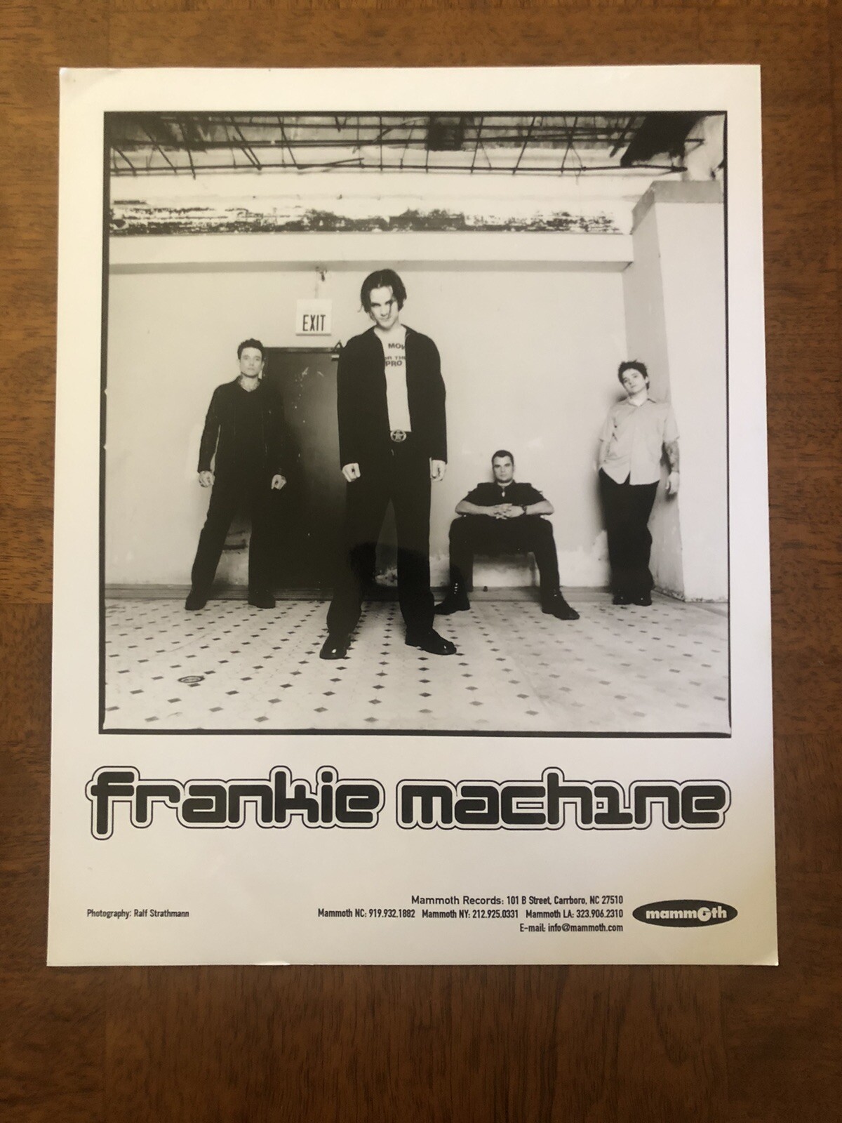 Frankie Machine rock band Vintage 8x10 PRESS PHOTO #2 | eBay
