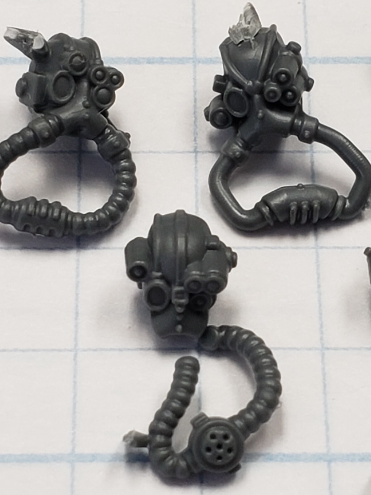 Warhammer 40k AdMech Sicarian Bits Pteraxii Skystalkers Heads w Hoses ...