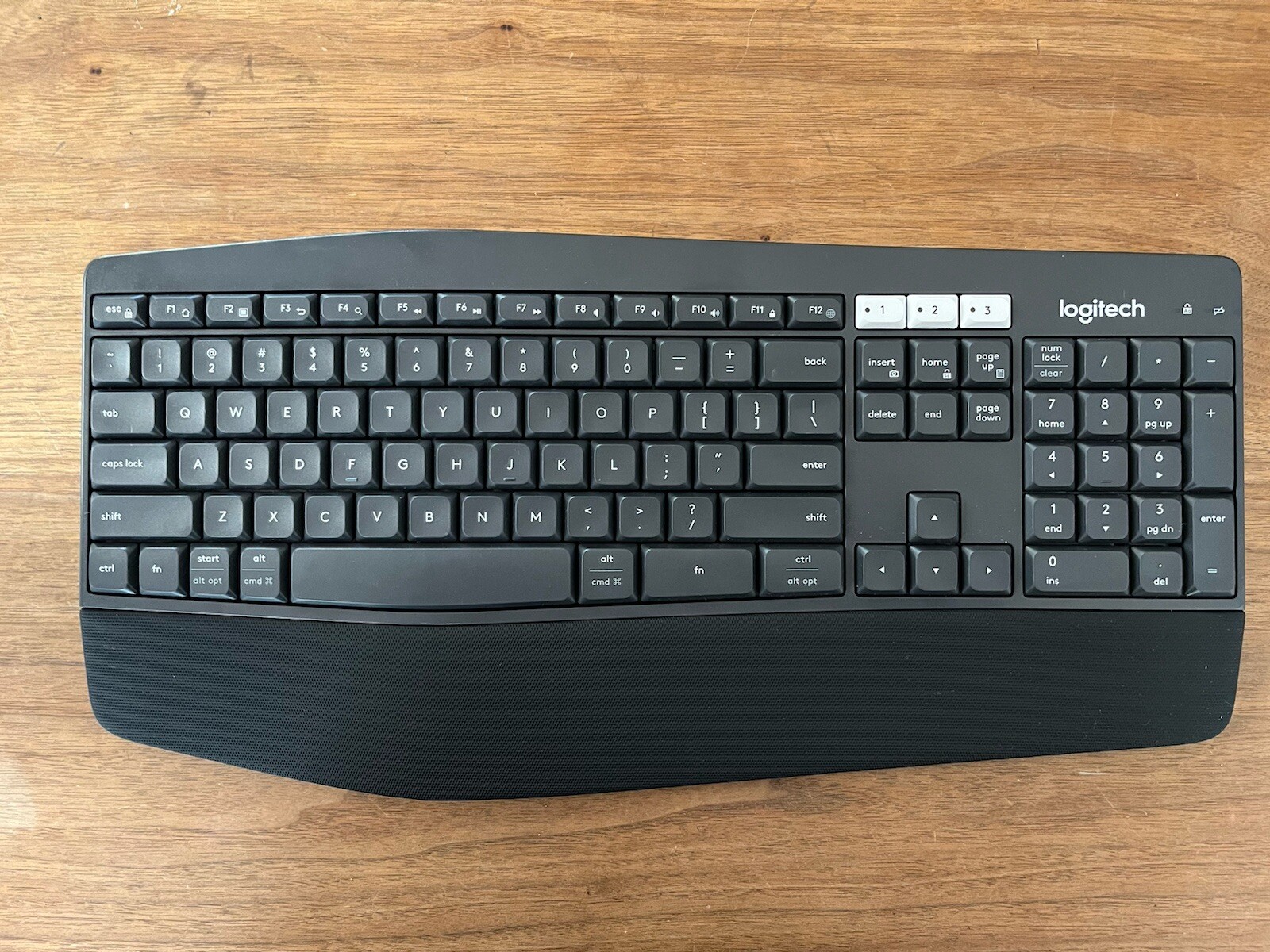 Logitech Bluetooth Keyboard K850 Performance Wireless Apple Mac PC ...