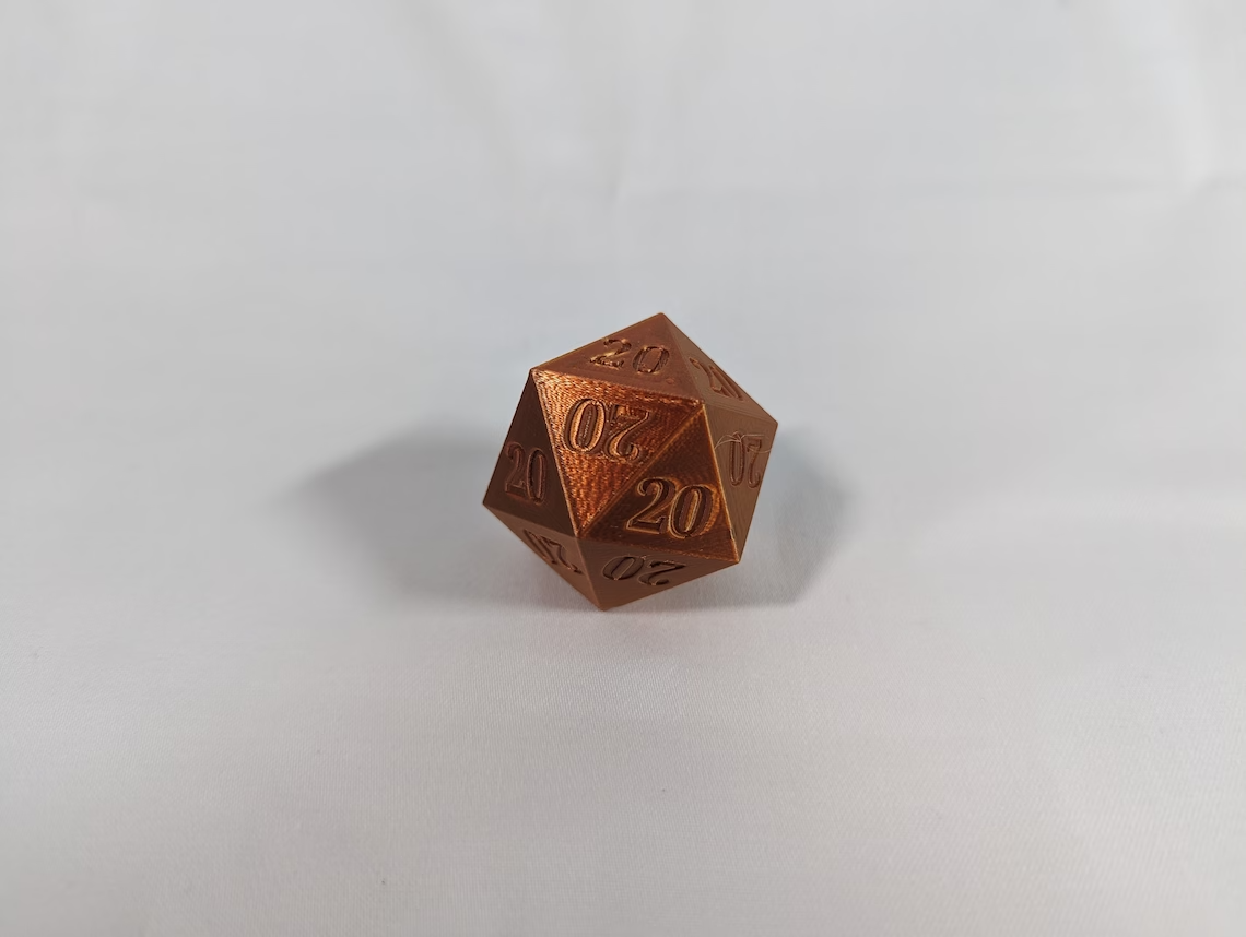 All 20's D20 for Critical Success x 20 D&D RPG Dice (Multiple Sizes and ...