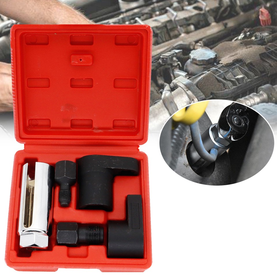 5X Oxygen O2 Sensor Socket Remover Installer Thread Chaser Tool Set Kit ...