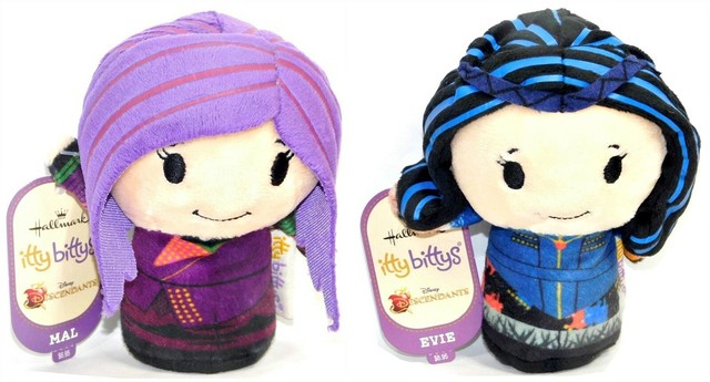 Hallmark Itty Bitty Bittys Mal Maleficent Disney Descendants Plush Mini ...