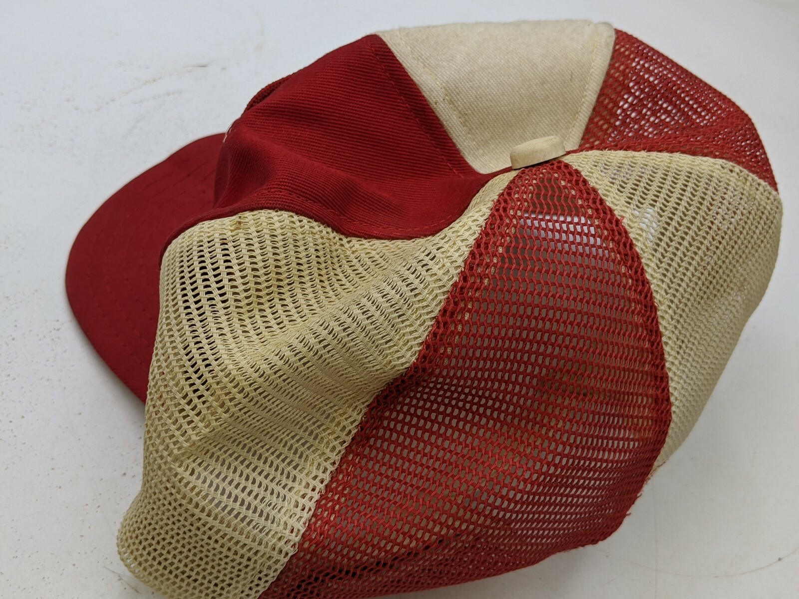 Vtg Neil Bonnet NASCAR Purolator Patch Mesh Trucker Hat Red White ...