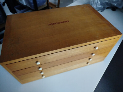 Meccano job lot, multiple kits including Set no 10 in wooden storage ...